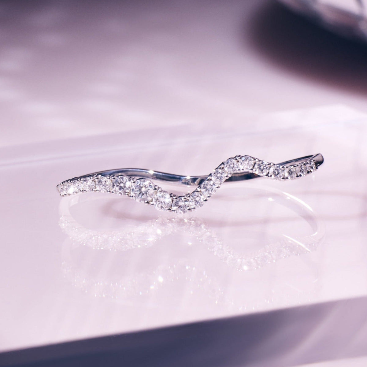 Double finger diamond ring | Liminal | Layla Kaisi Collection