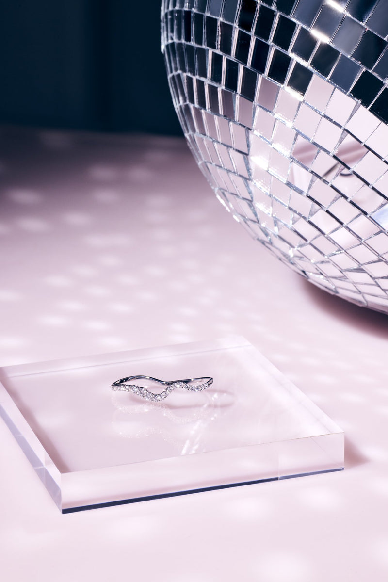 Double finger diamond ring | Liminal | Layla Kaisi Collection