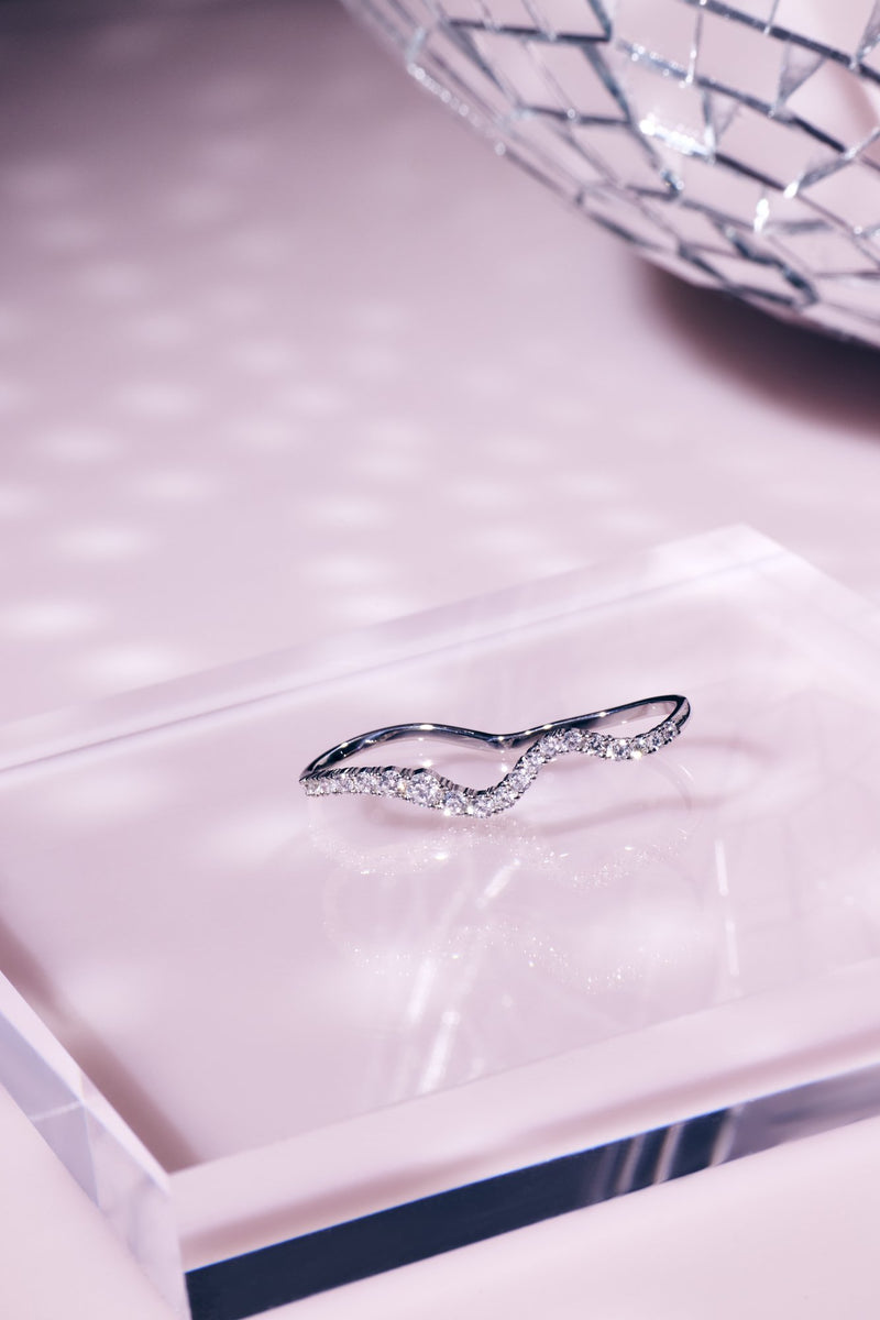 Double finger diamond ring | Liminal | Layla Kaisi Collection